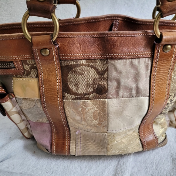 Coach | Bags | Coach Patch Work Purse | Poshmark